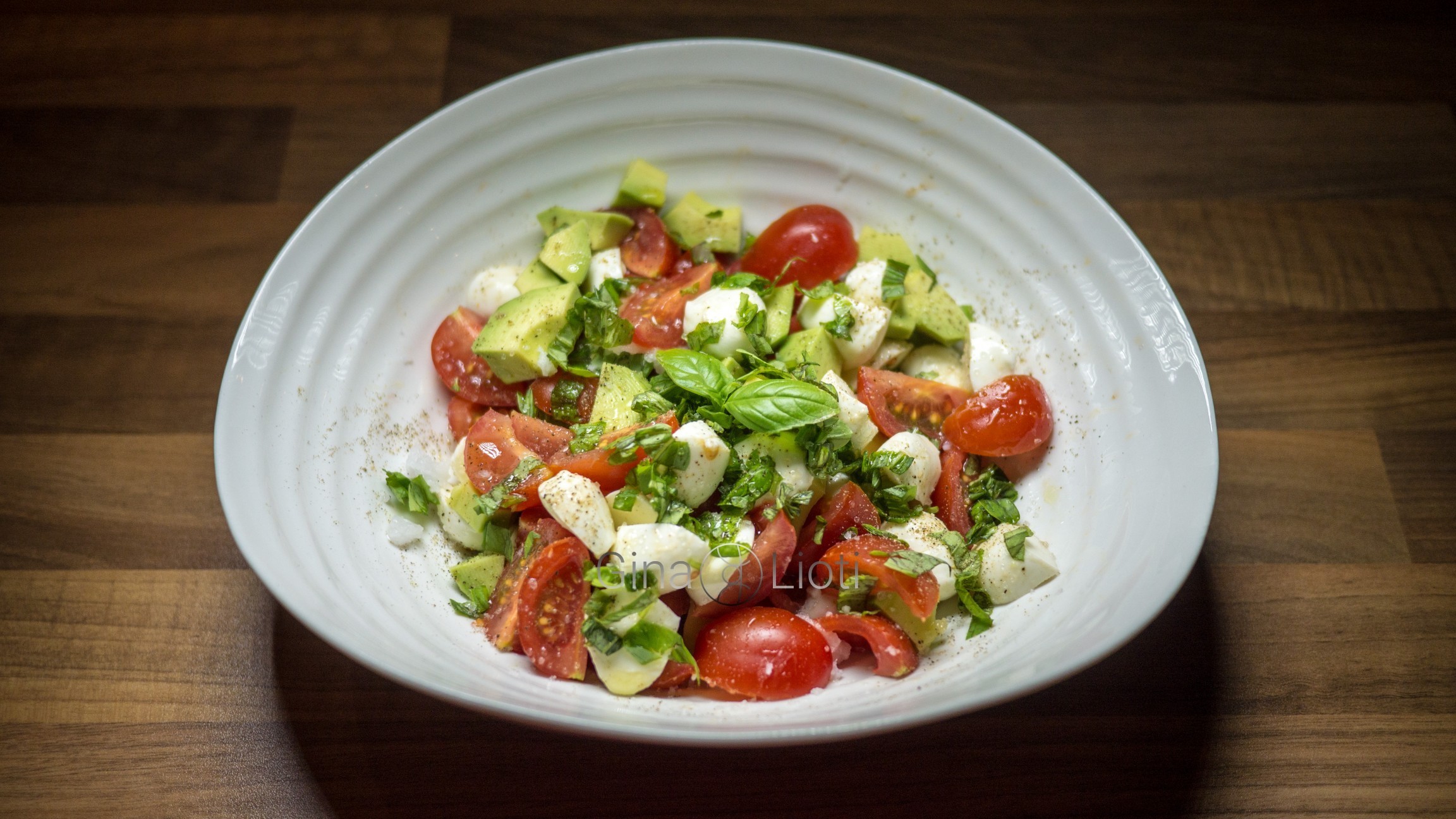 Avocado Caprese salad recipe — Gina Lioti Cooking