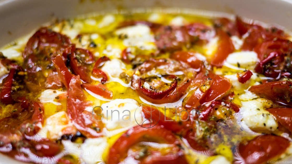 Bouyourdi (oven baked feta with tomatoes and chillies) recipe — Gina ...