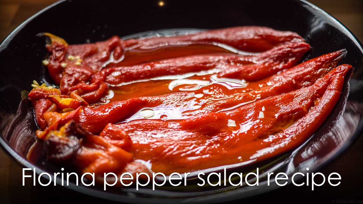 Florina pepper salad recipe — Gina Lioti Cooking