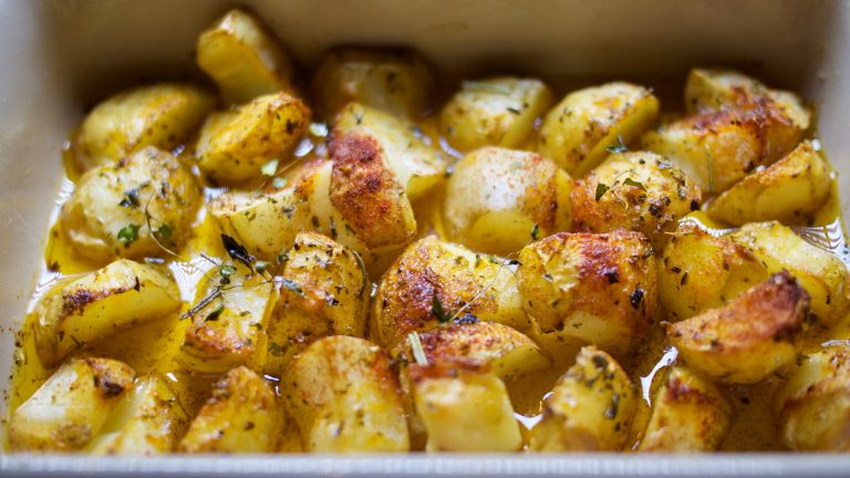 Ovenbaked Potatoes Recipe — Gina Lioti Cooking